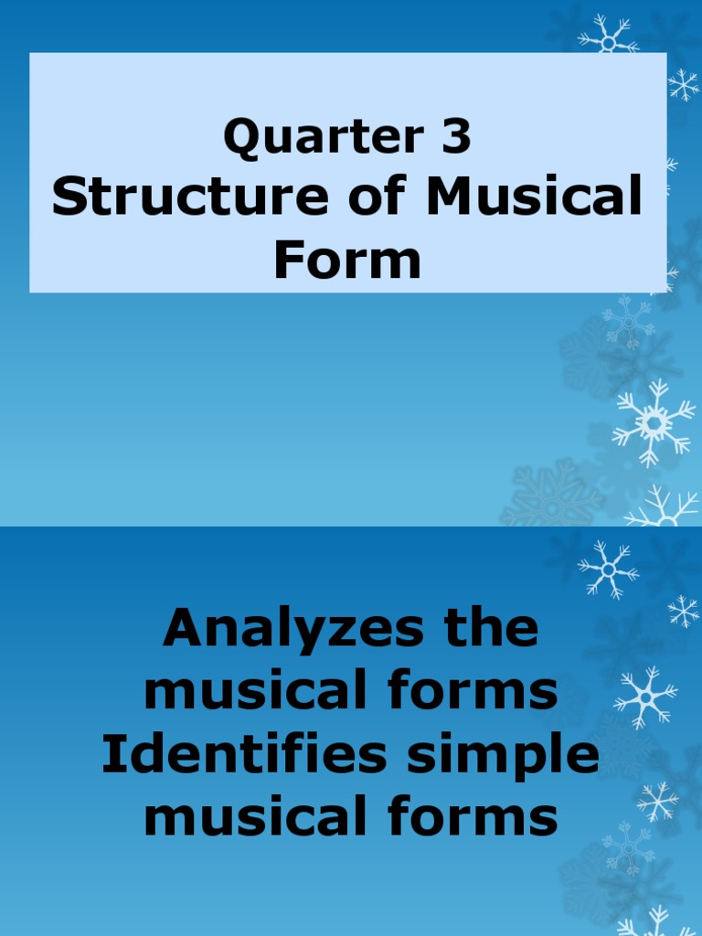Quarter 3 Music Forms Grade 6 | PDF