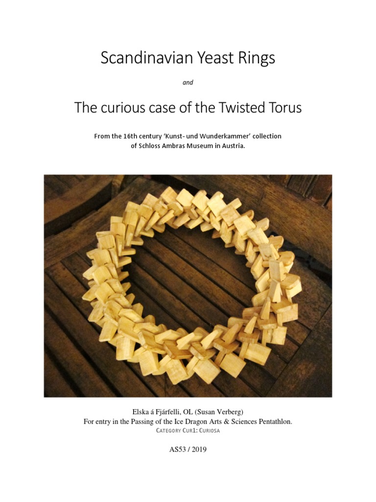 Scandinavian Yeast Rings & Twisted Tori | PDF | Social Science