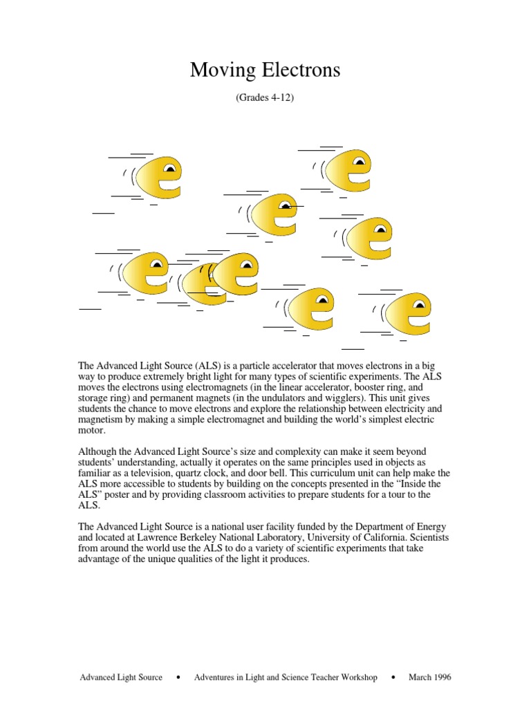 Moving Electrons | PDF | Magnetism | Magnet