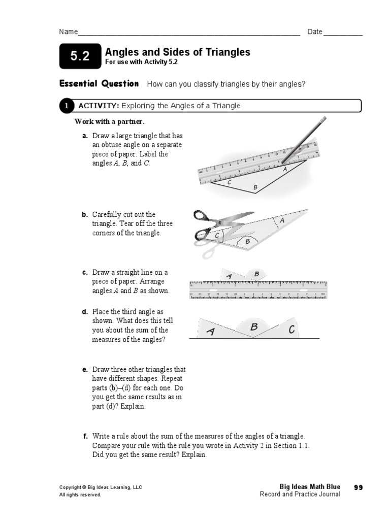 Day 1 Activity | PDF | Triangle | Classical Geometry