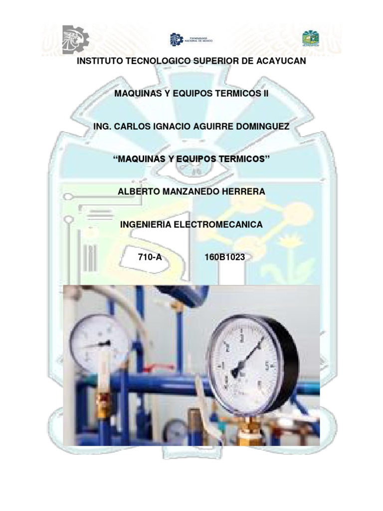 Máquinas Térmicas y Aplicaciones | PDF | Máquina de vapor | Turbina