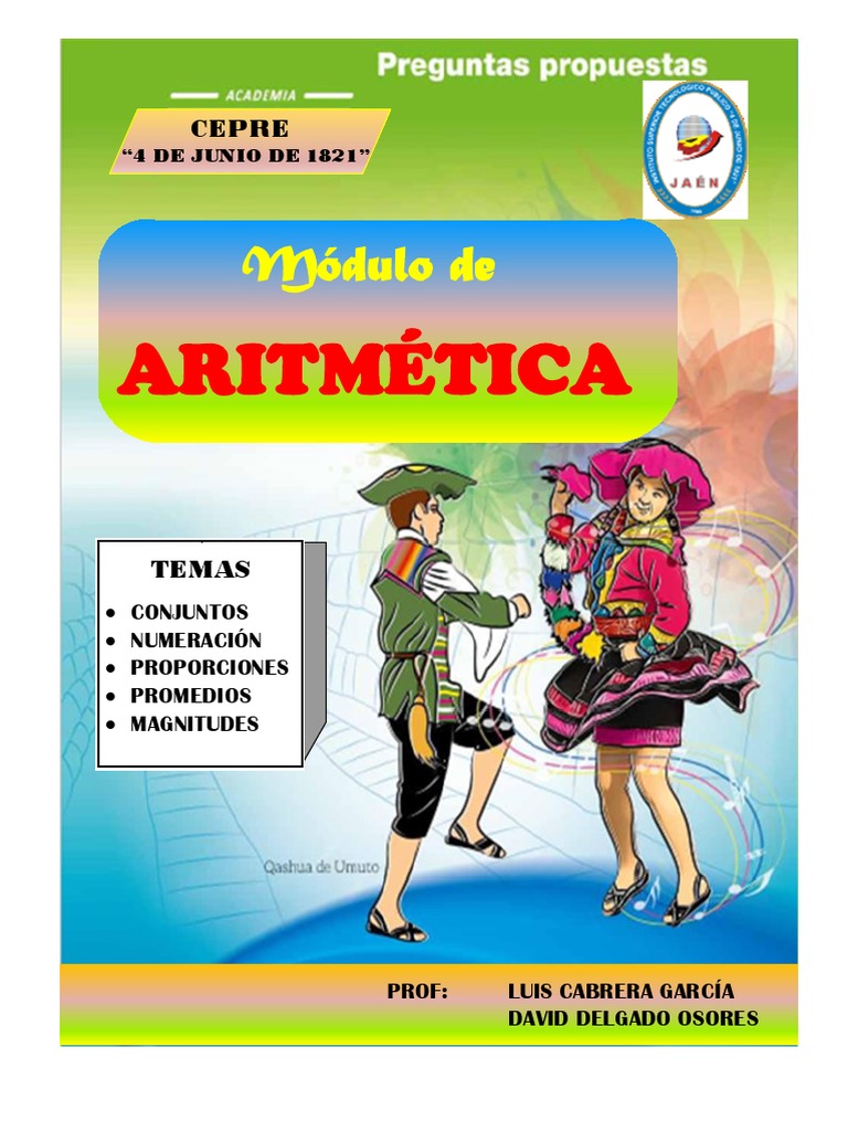 Módulo de Aritmética: Conjuntos y Números | PDF | Conjunto (Matemáticas ...