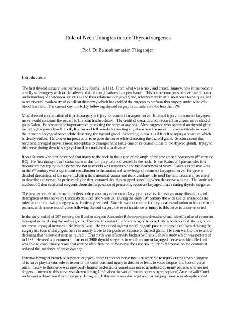 Anatomy of the Neck Triangles: Valuable Landmarks for Identifying ...