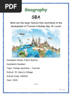 Geography Sample SBA | PDF | River | Rock (Geology)