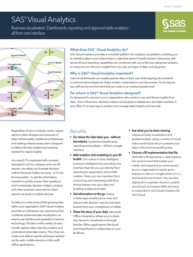 Sas Visual Analytics 105682 | PDF | Sas (Software) | Mobile App