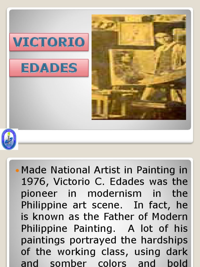 Victorio Edades (Josh Bustillo) | PDF | Philippines | Paintings