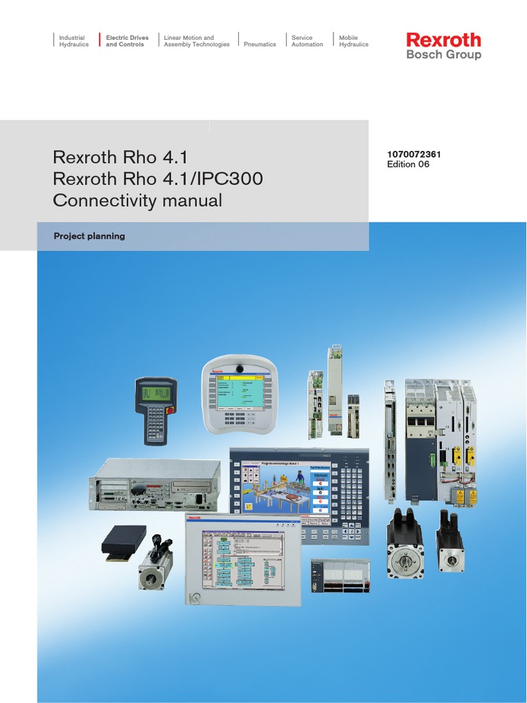 Rexroth Rho 4.1 Rexroth Rho 4.1/IPC300 Connectivity Manual | Download ...