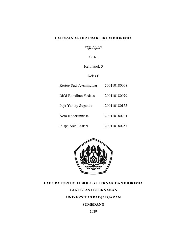 Laporan Akhir Praktikum Biokimia Uji Lipid 2 | PDF