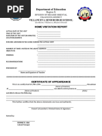 Home Visit Form | PDF