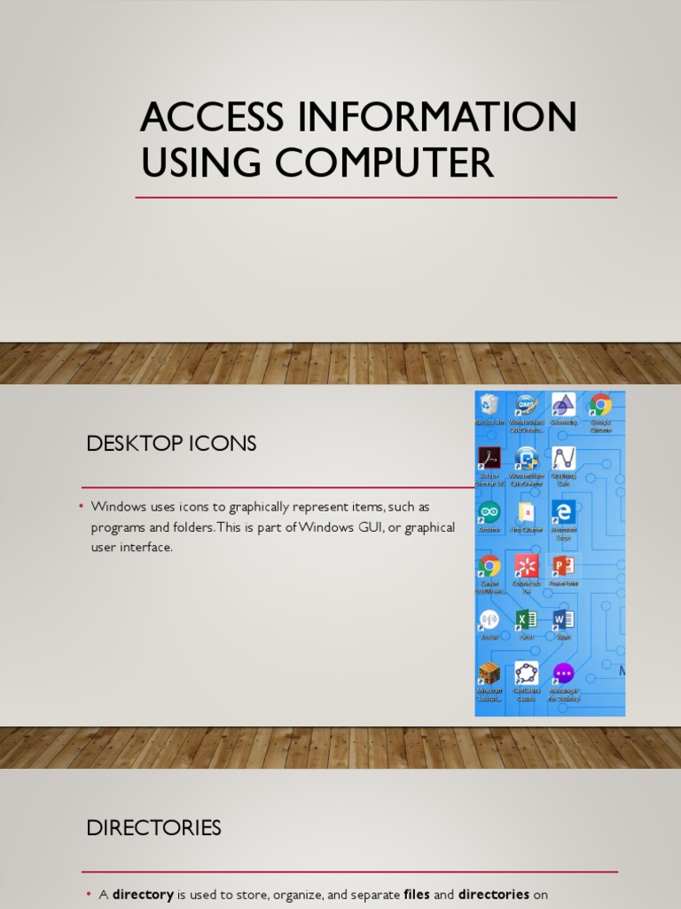 LESSON 7-Access Information Using Computer | PDF | Computers