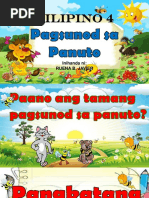 DLP COT 1 Filipino 4 Pagsunod Sa Panuto | PDF