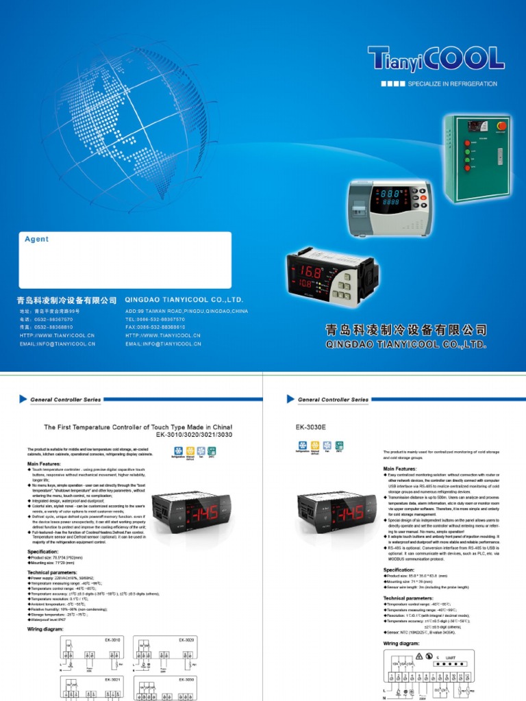 Temperature Controller and Electrical Control Box PDF | PDF