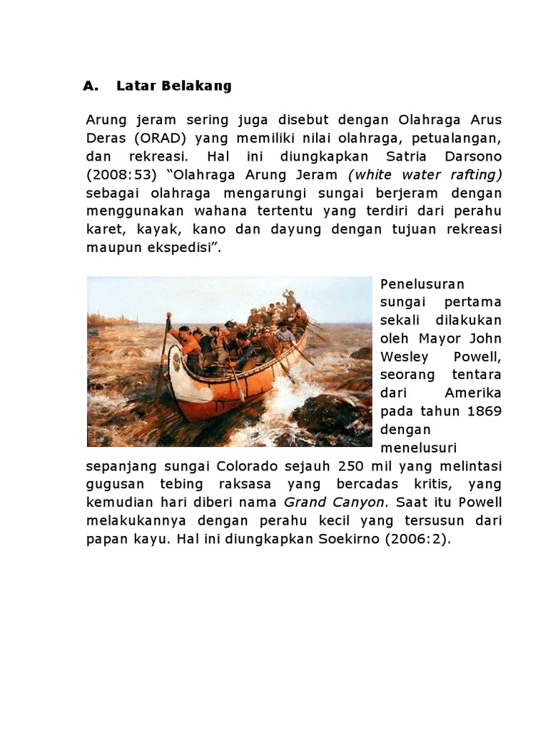 Proposal Pelatihan Guide Arung Jeram | PDF