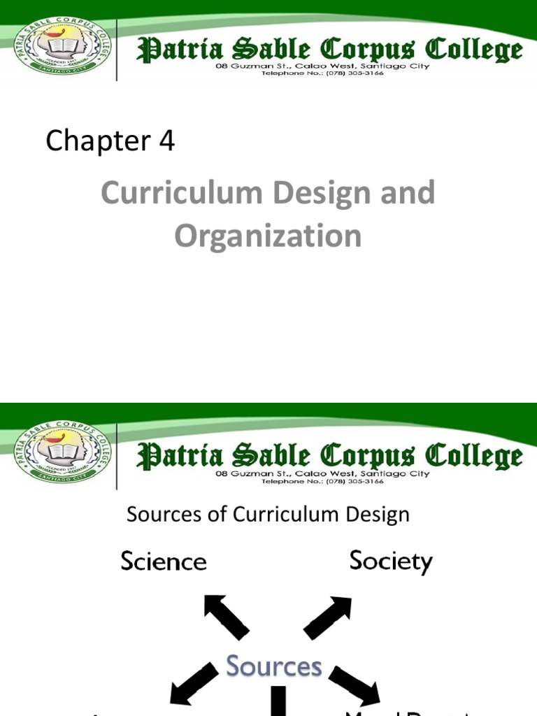 Curriculum Design and Organization Insights | PDF | Curriculum ...