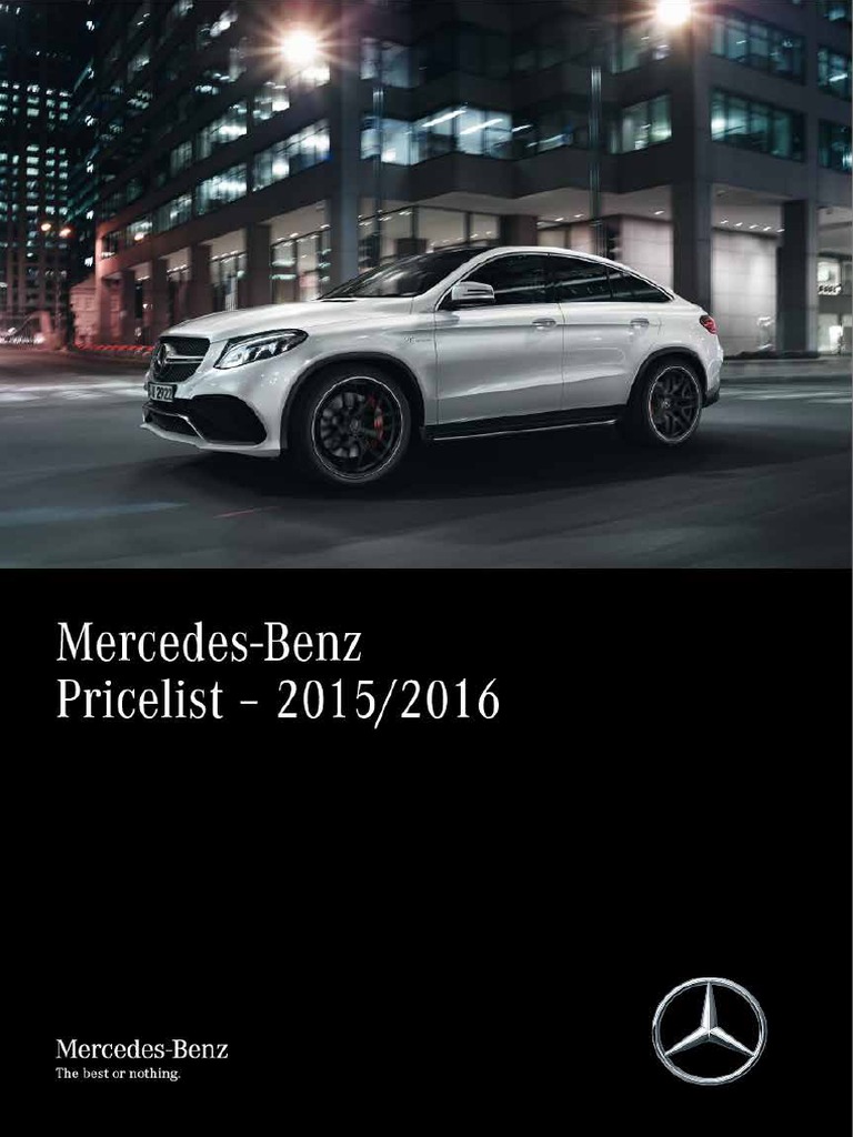 Mercedes Benz Vehicles | PDF | Mercedes Benz | Motor Vehicle Manufacturers