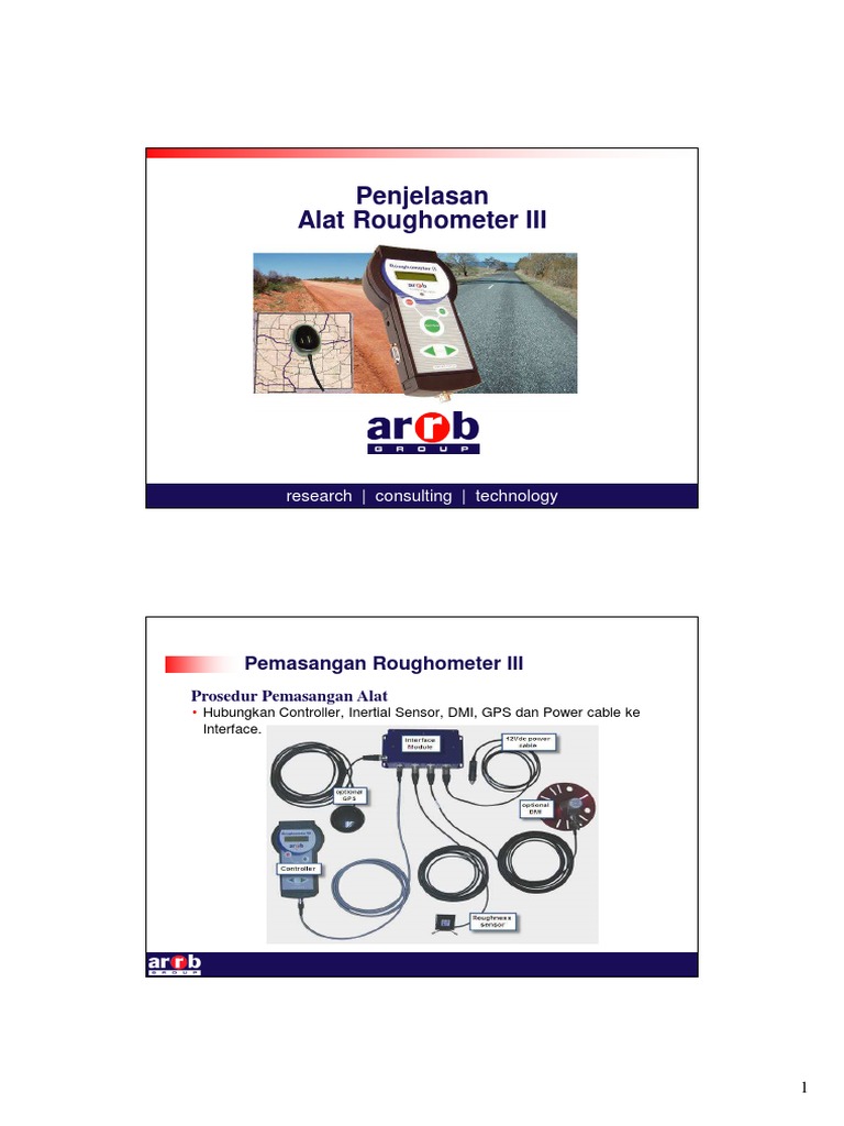 Penjelasan Roughometer III | PDF | Teknologi & Rekayasa