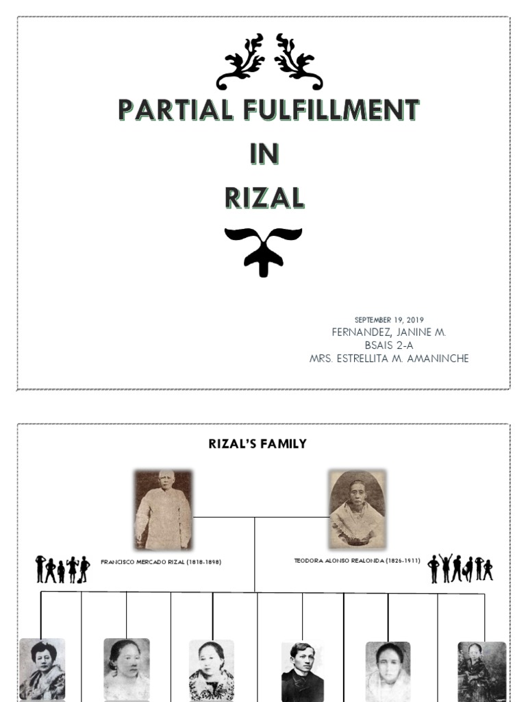 Pamilya Rizal | PDF