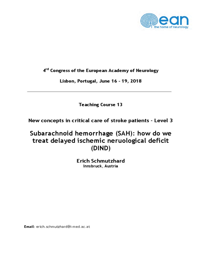 TC13 03 Schmutzhard PDF | PDF | Blood Pressure | Angiology