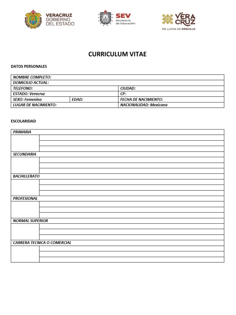Curriculum Sev | PDF