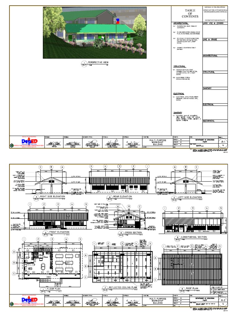 Multi Purpose Deped | PDF | Architectural Elements | Building Engineering