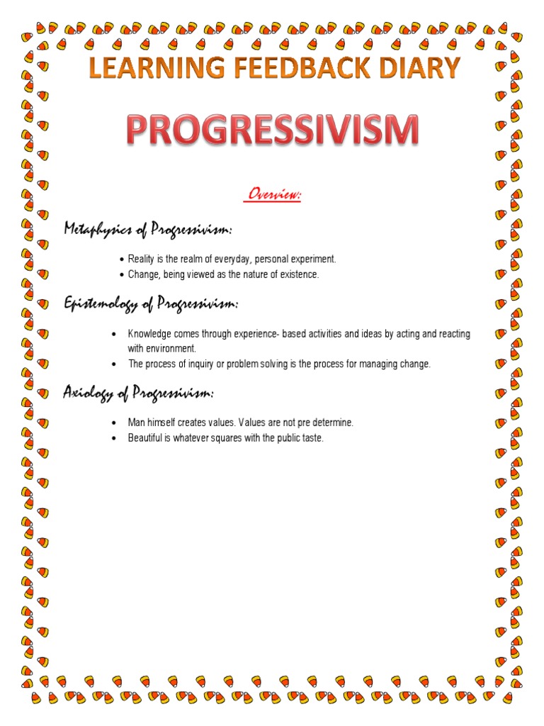 Metaphysics and Epistemology of Progressivism | PDF