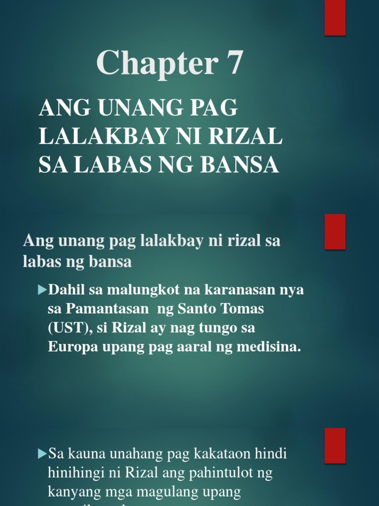 Chapter 7 Rizal | PDF