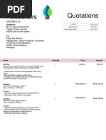 Contoh Quotation Photographer | PDF