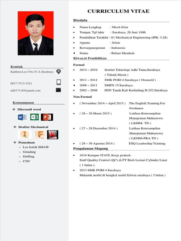 Contoh CV | PDF