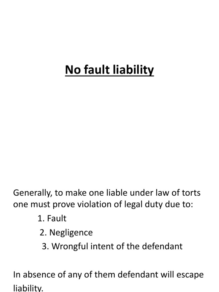 Understanding the Doctrine of Strict Liability and its Exceptions ...