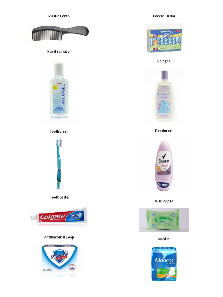 Hygiene Kit Items | PDF