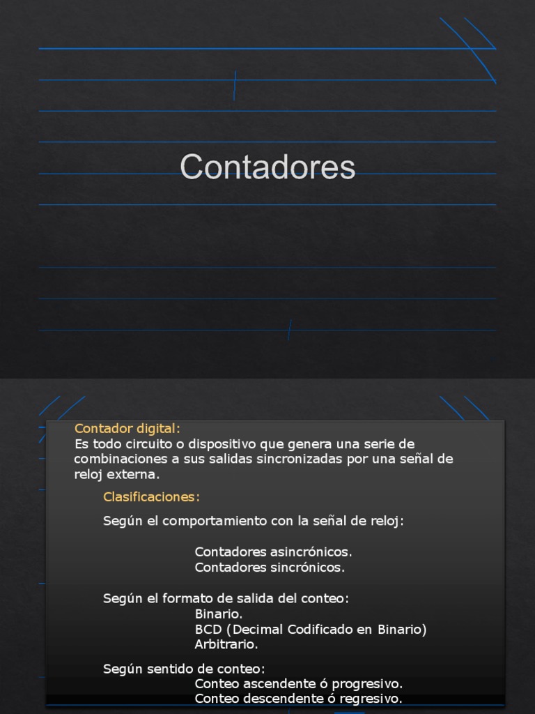 Tema 5 Contadores 2010 | PDF | Ingenieria Eléctrica | Ingeniería ...