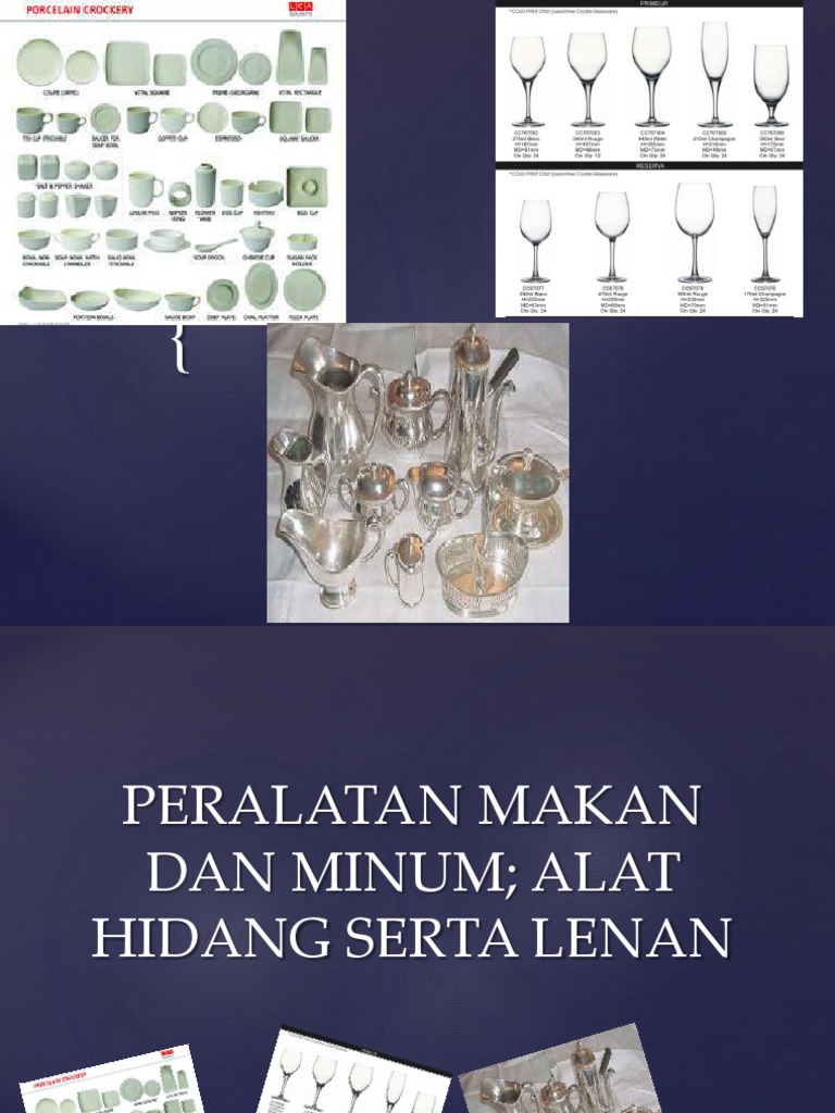 Tata Hidang | PDF