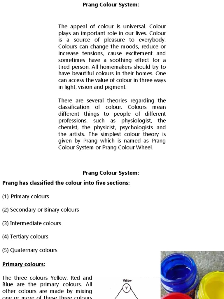 Prang Color Theory | PDF | Color | Vision