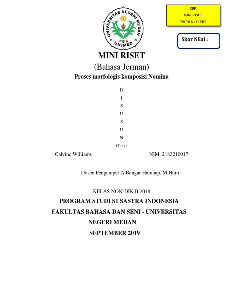 Revisi Mini Riset Jerman | PDF