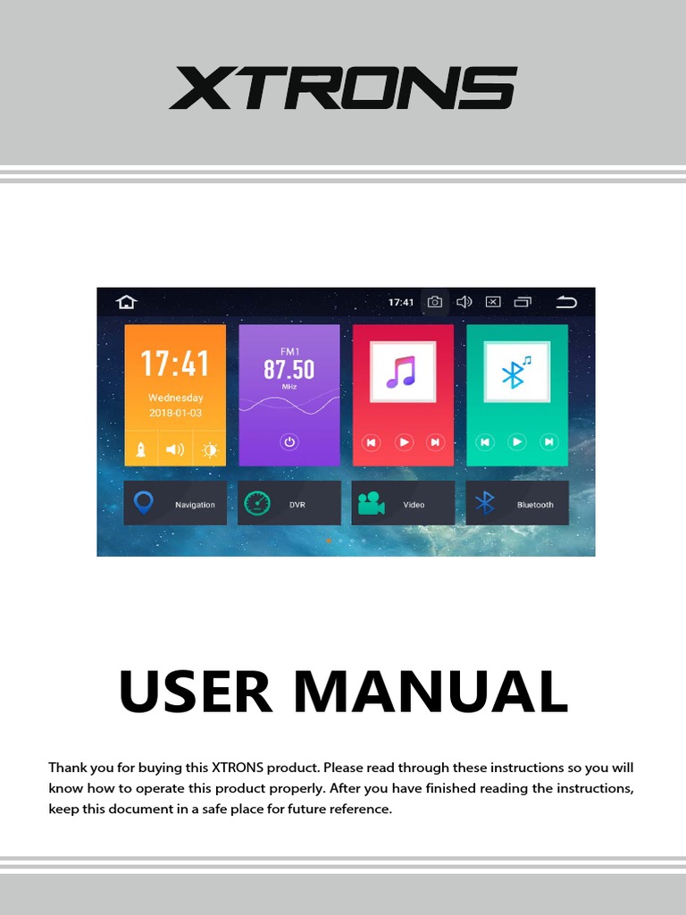 PX5 Android 8.0 Car Stereo User Manual UK de | PDF | I Phone | Wi Fi