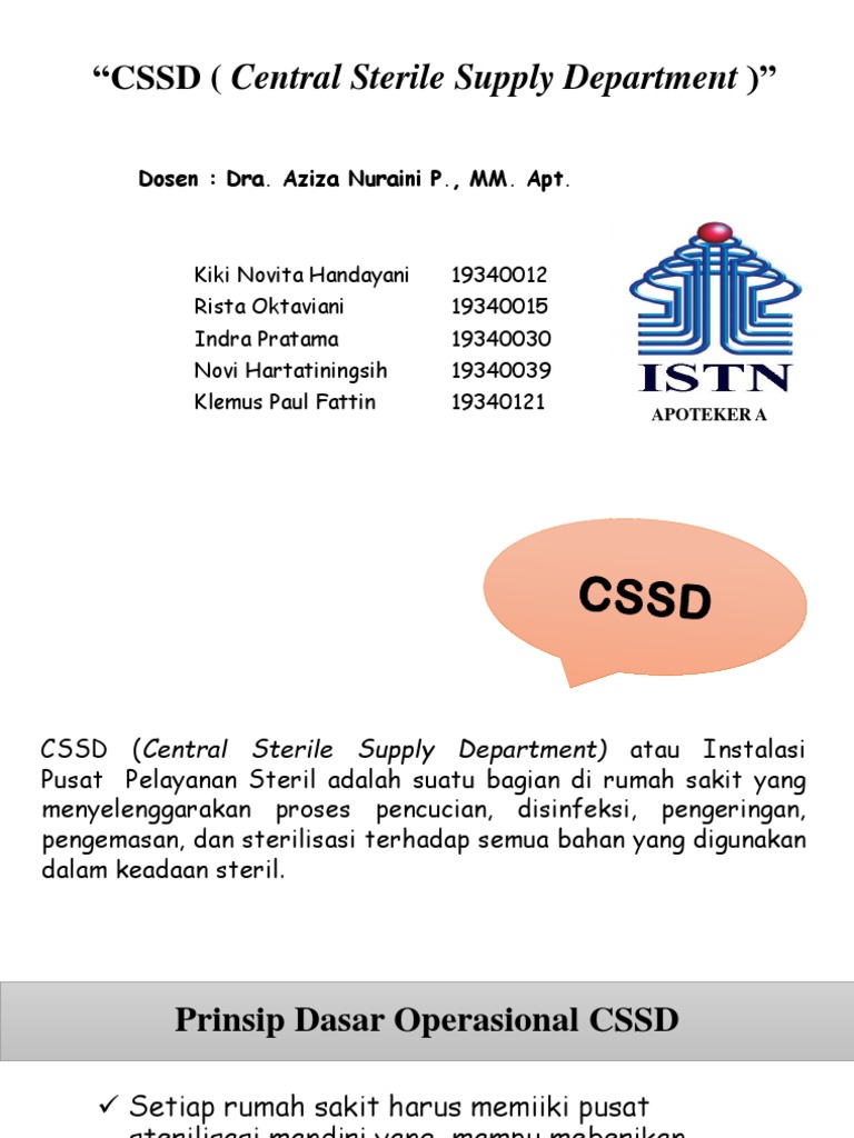 FRS Kel.8 CSSD-1 | PDF