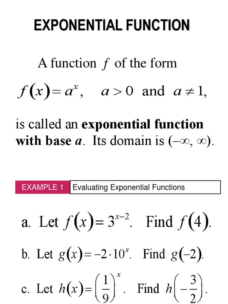 6.exponential and Logarithmic Functions 0 | PDF | Logarithm | Function ...