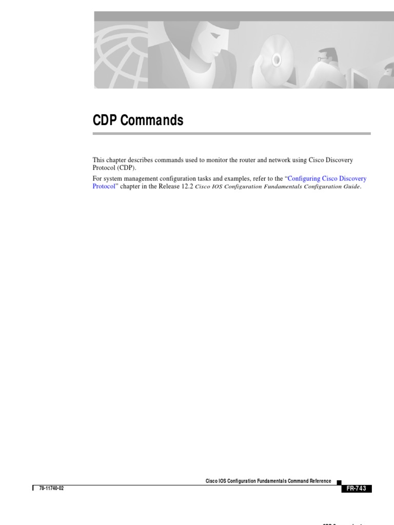 CDP Commands | PDF | Router (Computing) | Ip Address