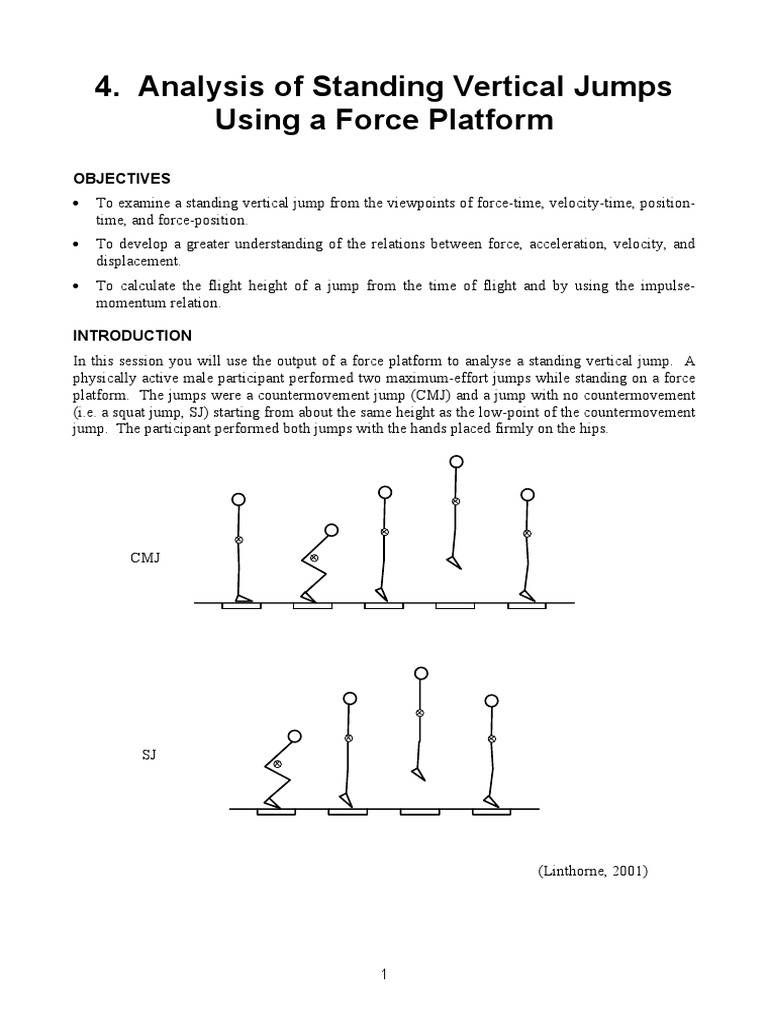 Force Plates Vertical Jumps | PDF | Takeoff | Flight