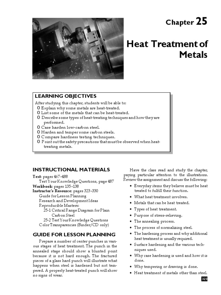Heat Treatment of Metals | PDF | Heat Treating | Steel