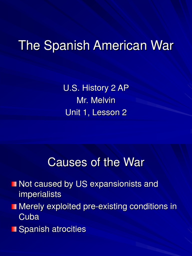 The Spanish American War | PDF | Military | International Relations
