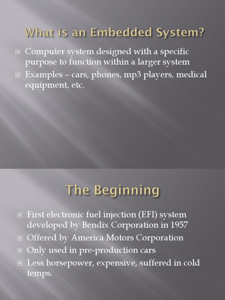 Computer System Designed With A Specific Purpose To Function Within A ...