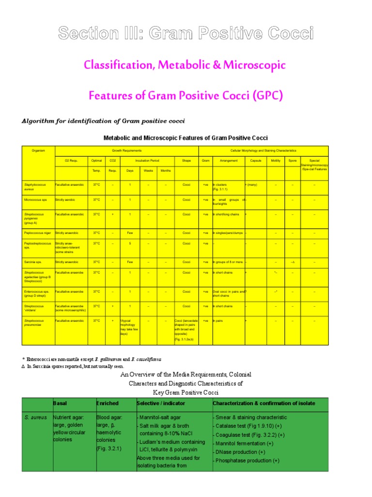 GPC Section III | PDF | Staphylococcus Aureus | Methicillin Resistant ...