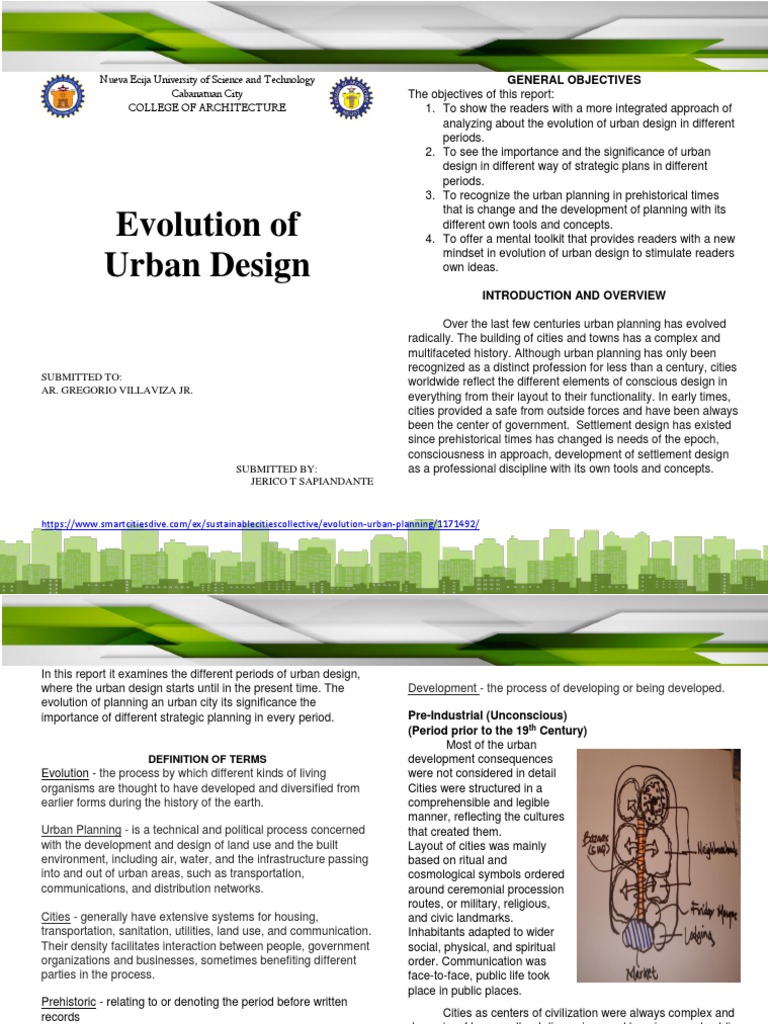Evolution of Urban Design: General Objectives | PDF | Urban Design ...