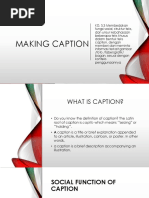 Materi Caption Kelas Xii | PDF