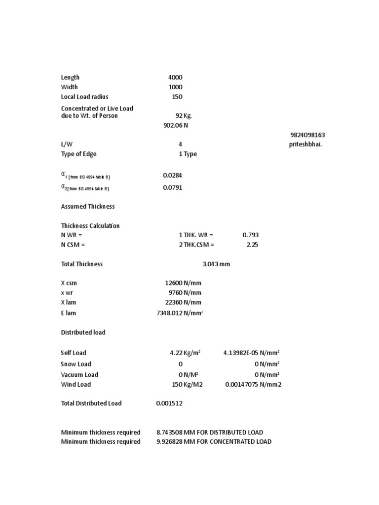 1 (From BS 4994 Table 8) 2 (From BS 4994 Table 8) | PDF