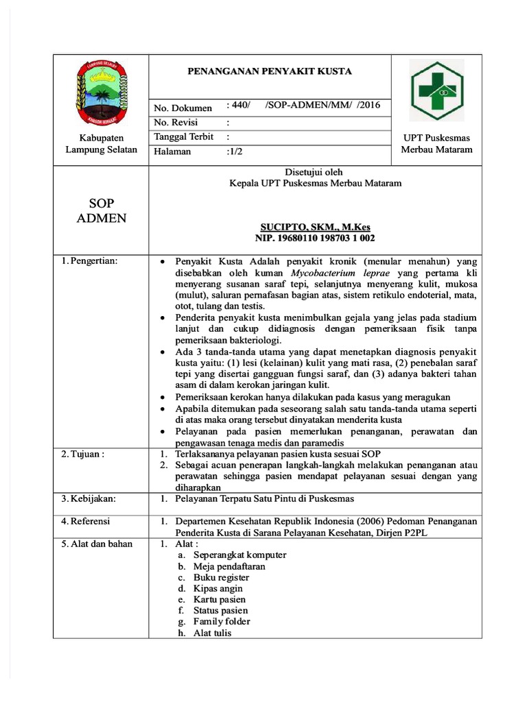 Sop Kusta Dan TBC | PDF