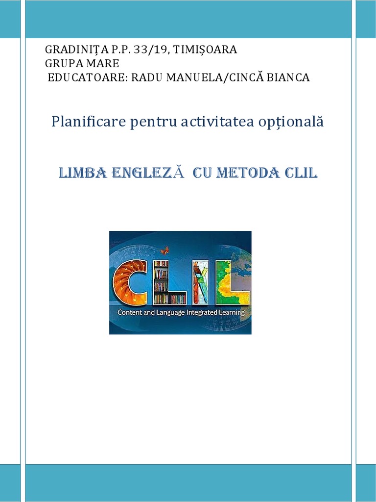 Optional CLIL | PDF | Foreign Language | Learning