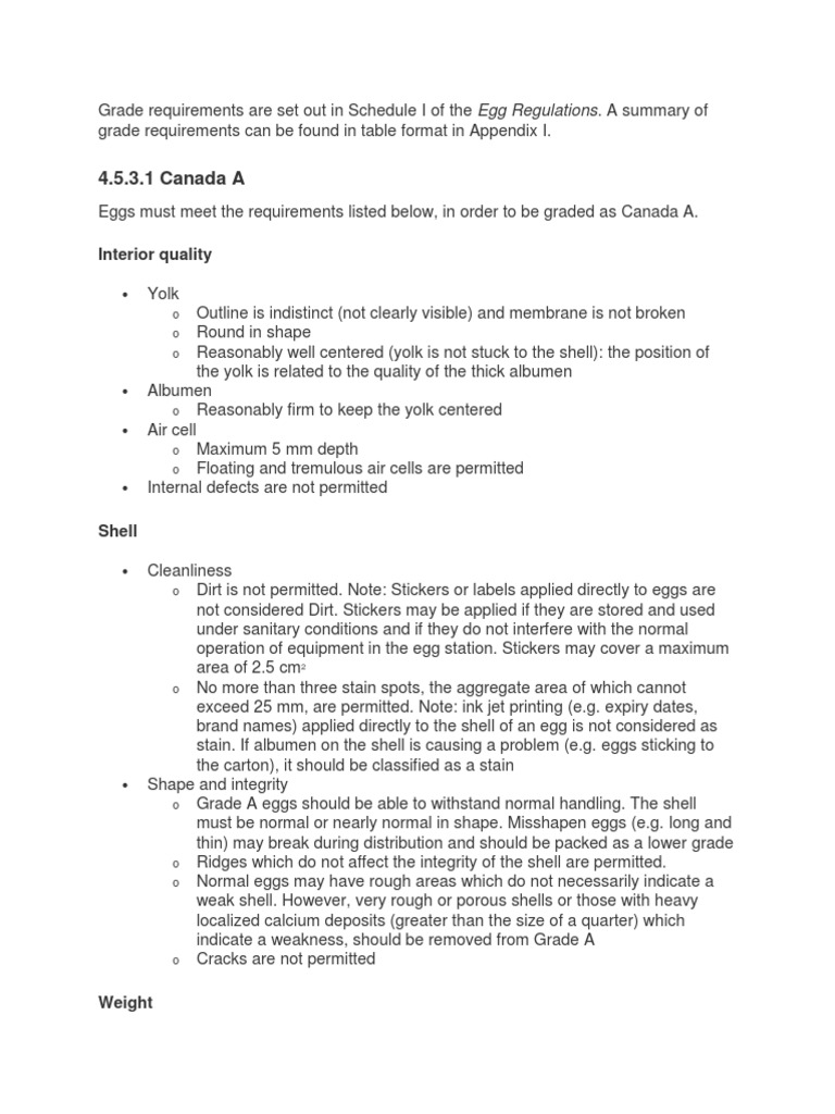 Canidian Egg Inspection | PDF | Egg White | Sampling (Statistics)