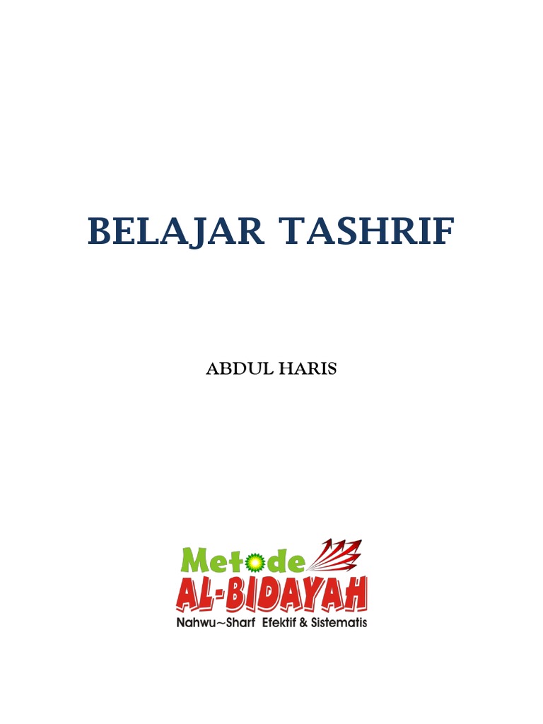Petunjuk Umum Tasrif Buku Teori Dasar 2018-1 PDF | PDF